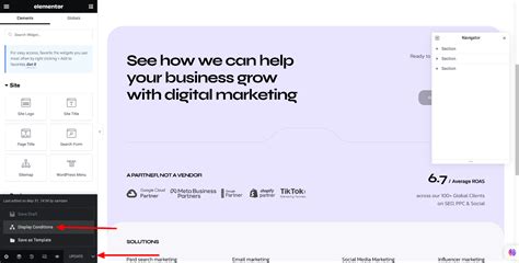 Numerique Elementor Theme How To Edit The Footer Section Vamtam Elementor Themes
