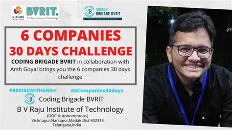 Coding Brigade Bvrit On Linkedin 6companies30days