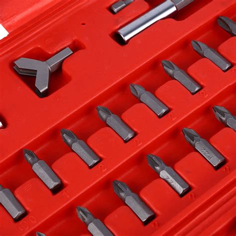 Pcs Chrome Security Bit Tool Set Torx Hex Drill Vicedeal