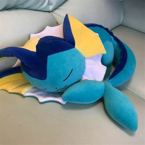 Pokémon Sleeping Vaporeon Plush Pokémon Town