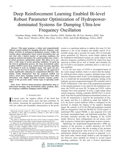 Pdf Deep Reinforcement Learning Enabled Bi Level Robust Parameter