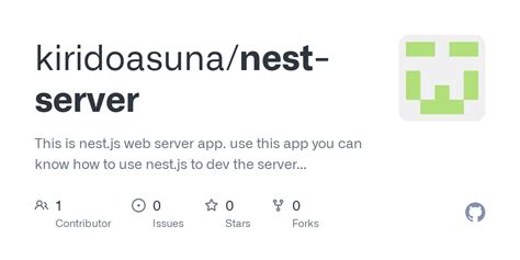 Github Kiridoasunanest Server This Is Nestjs Web Server App Use