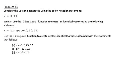 Solved Problem 1 Consider The Vector X Generated Using The