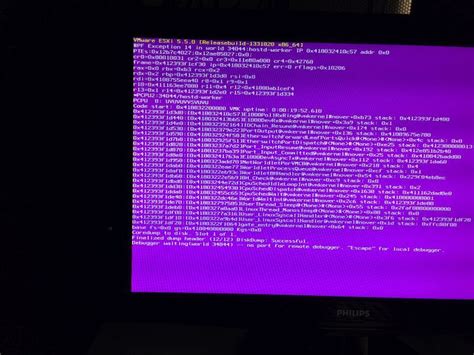 Vmware Esxi Purple Screen Of Death Pf Exception 14 Virtualization