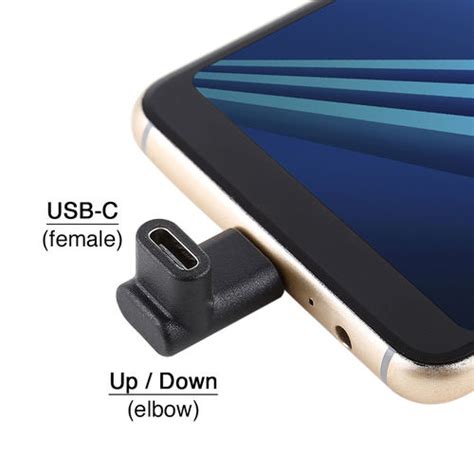 Up Down Elbow USB Type C Extender Adapter