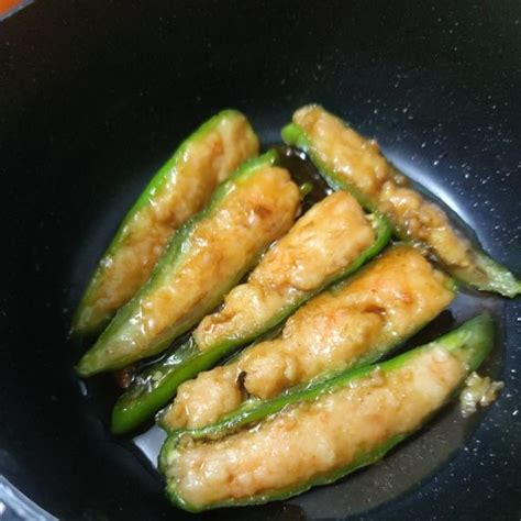 【青椒酿虾滑图片】大叮当做菜下厨房