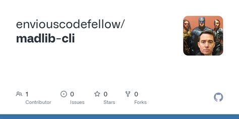 GitHub Enviouscodefellow Madlib Cli