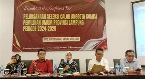 Pendaftar Calon Anggota KPU Lampung Capai 113 Orang Perempuan Hanya 17