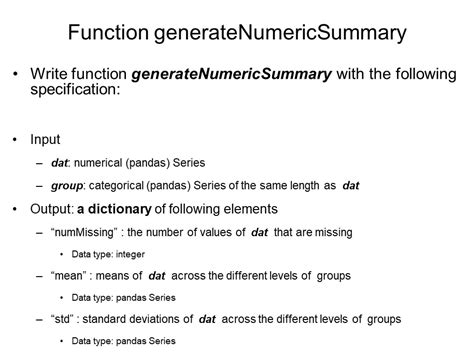 Summarizing A Numeric Variable By Group When Youre