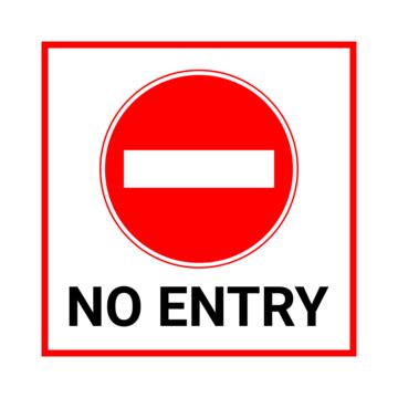 No Entry Sign Png