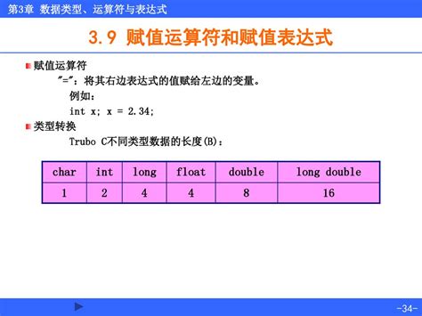 第3章 数据类型、运算符与表达式 Ppt Download