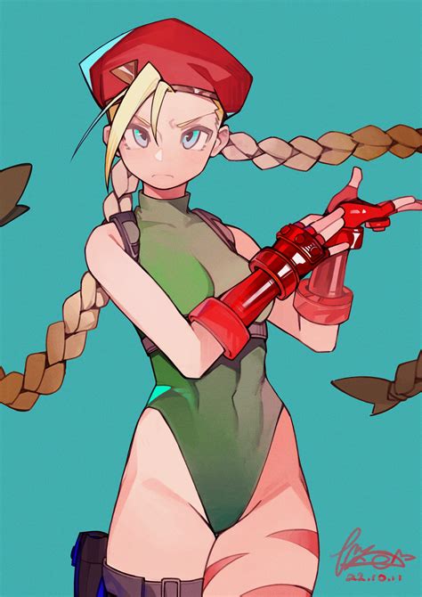 Linween Cammy White Street Fighter Absurdres Highres 1girl Abs Adjusting Clothes
