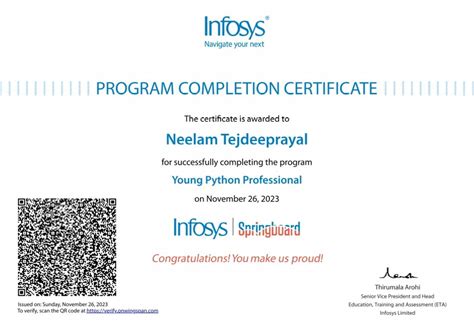 Neelam Tejdeeprayal On Linkedin A Certification Series