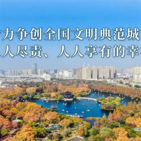 【公益海报】奋力争创全国文明典范城市合肥好人榜单