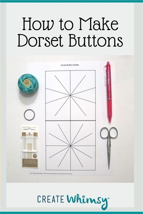 How To Make Dorset Buttons Step By Step Tutorial Dorset Buttons