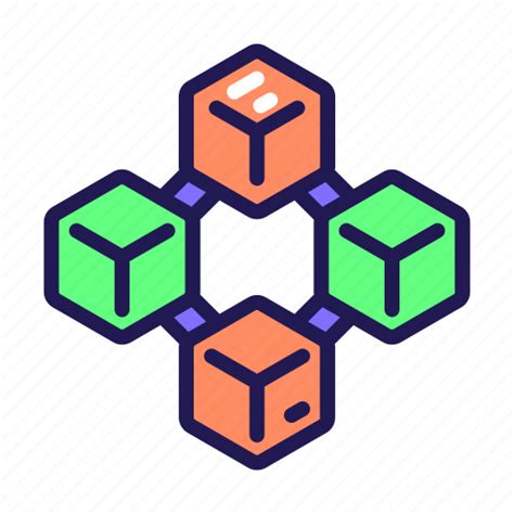 Blockchain Cryptocurrency Ledger Decentralized Security Icon Download On Iconfinder