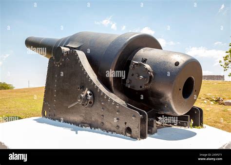 Coast Artillery Rifled Breech Loading Cannons Dating From The 1870s