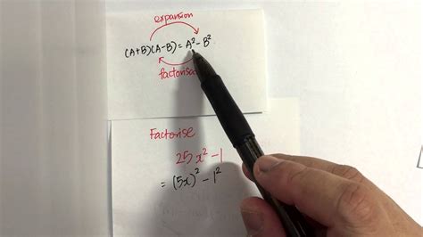 Algebra Factorisation By Special Product Eg 6 Youtube