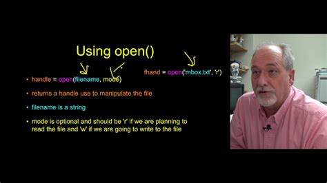Py4e Files Chapter 7 Part 1 Youtube