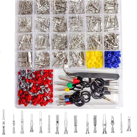 25types Connector Pins Kit Terminal Pin Automotive Car Electrical 1 1 5 1 8 2 2 2 8 3 5mm Pins