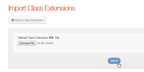 Importing And Using Custom Class Extensions And Extended Attributes
