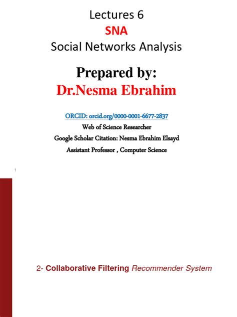 Week 6 Recommender Pdf Applied Mathematics Information Science