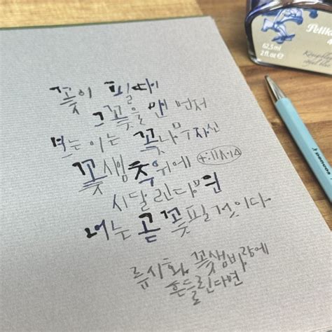 꽃과 관련된 좋은 시 추천 류시화 꽃샘바람에 흔들린다면 Part 2 네이버 블로그