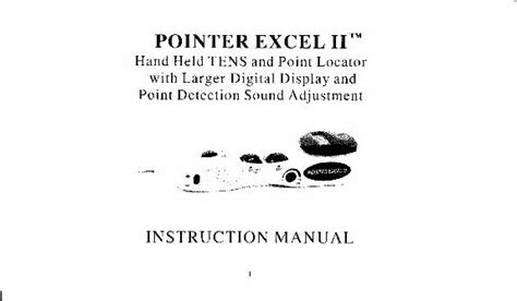 Pdf Excel Ii Instruction Manual Dokumentips