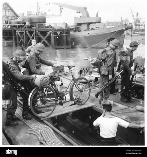 Training For Combined Operations Equipment Being Loaded For The