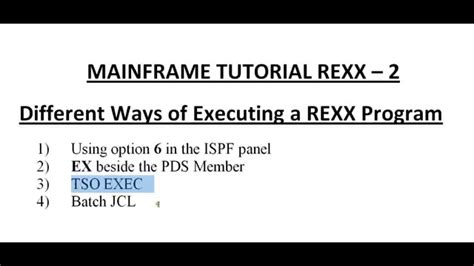 Rexx Tool To Check Coding Standards Tools Lasopaamateur