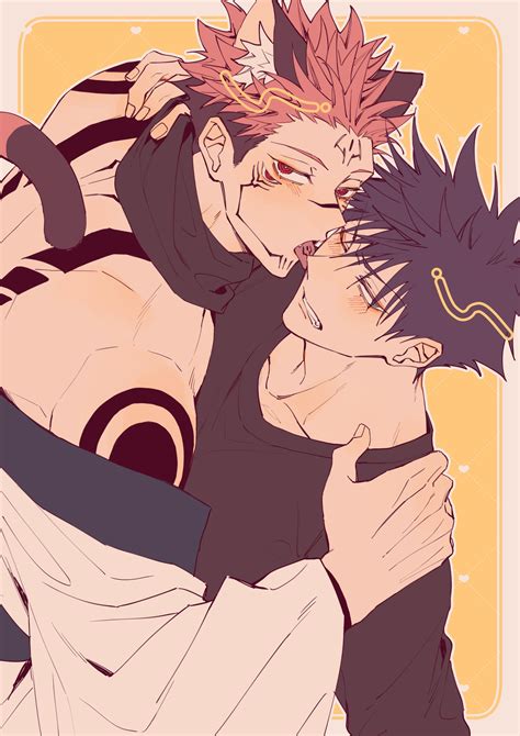 Fushiguro Megumi And Ryoumen Sukuna Jujutsu Kaisen Drawn By Azukiharuta Ju Danbooru