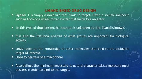 In Silico Drug Design And Virtual Screening Technique Pptx