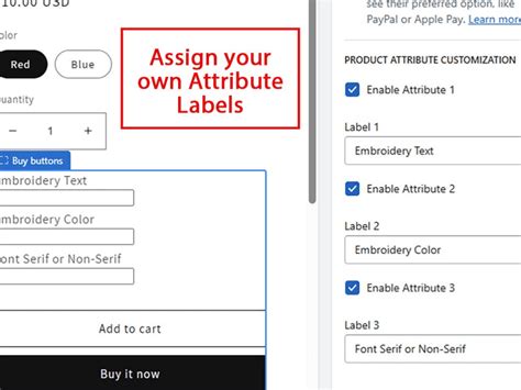 shopify custom product attributes per order upwork