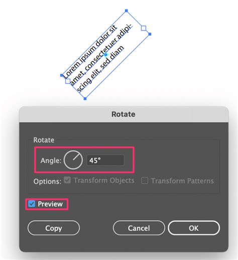 3 quick and easy ways to rotate text in adobe illustrator