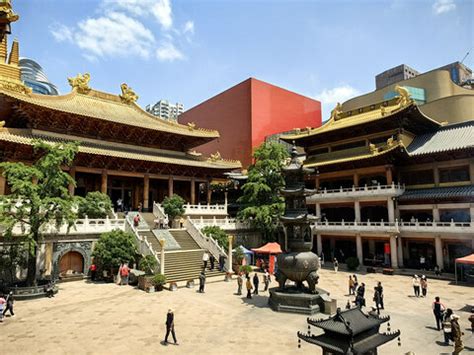 上海静安寺 宗教建筑 建筑摄影 摄影素材 汇图网www huitu