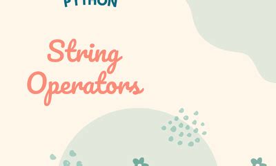Glinteco Blog The Power Of Python String Operators