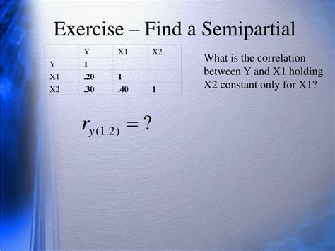 Ppt Partial And Semipartial Correlation Powerpoint Presentation Free Download Id240795