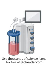 Free Bioprocess Control Station With Bioreactor Vessel Icons Symbols Images BioRender