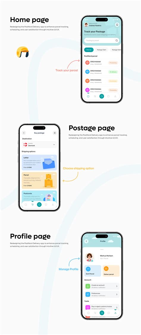 Parcel Tracker App Ui Ux Design 18 Images Behance