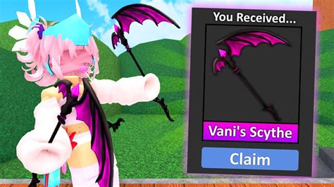 Vanilbean Niks Scythe In Mm2 Youtube