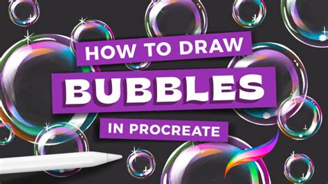 How To Draw Bubbles In Procreate Bardot Brush