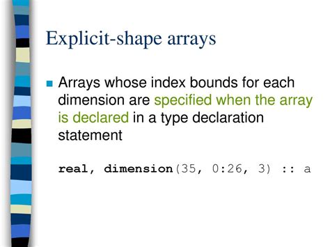 array processing and matrix manipulation ppt download