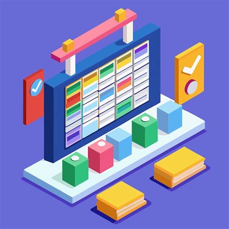 Concept Of Kanban Board Agile Project Management Concept Work Schedule