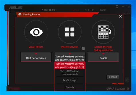 How To Overclock A GPU In Windows 10 Using ASUS GPU Tweak II
