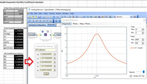 Errors At Calculating Filter Coefficients To Store In A