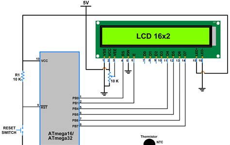 Makerobot Education Thermistor Interfacing With Avr Atmega16atmega32
