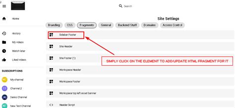 How To Add Html Fragments To Customize Your Tube Help Center