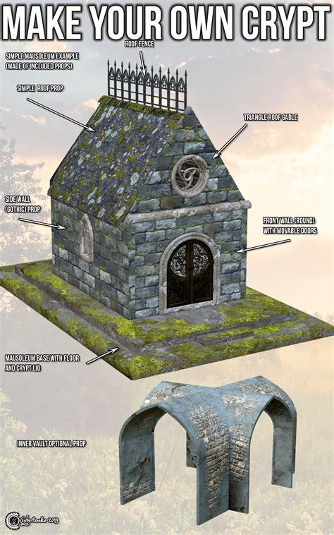 Make Your Own Crypt 3d Models Cybertenko