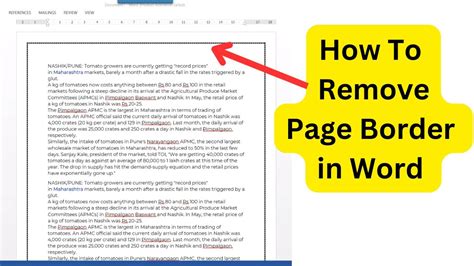 How To Remove Page Border In Docs Templates Sample Printables