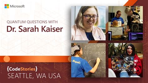 Quantum Questions With Dr Sarah Kaiser Franks World Of Data Science